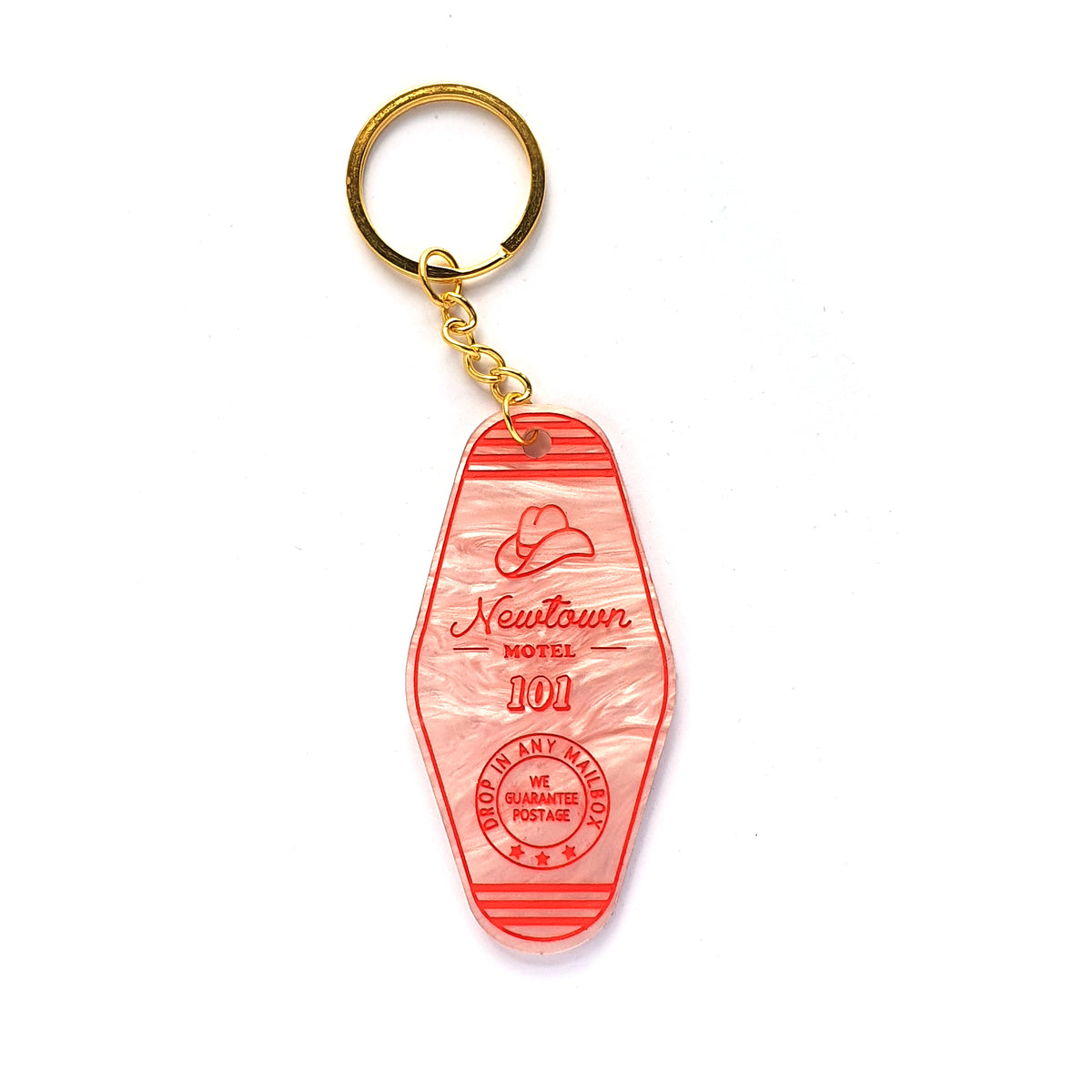 Custom Motel Keyrings | Stof Studios