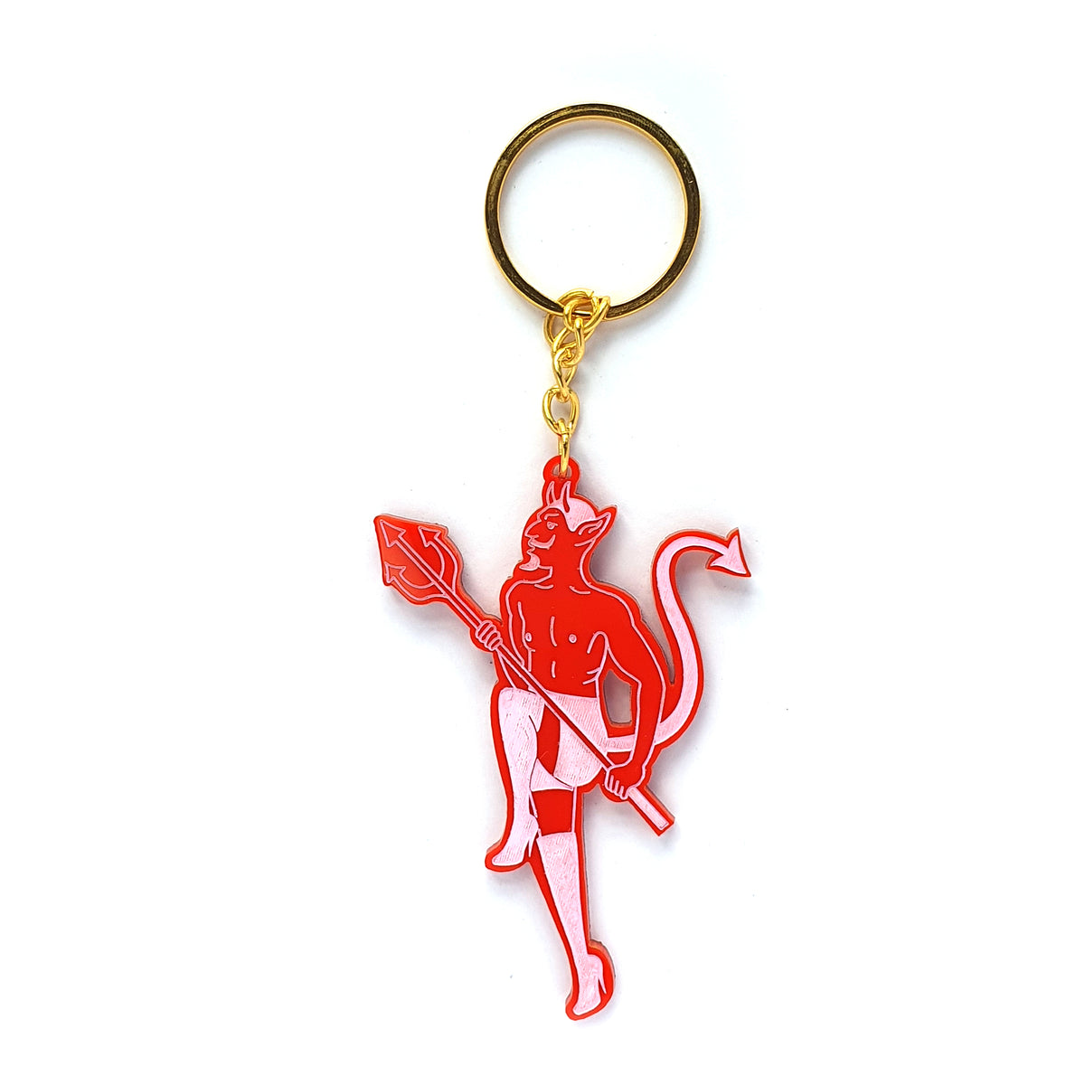 Saucy Devil Keyring | Stof Studios